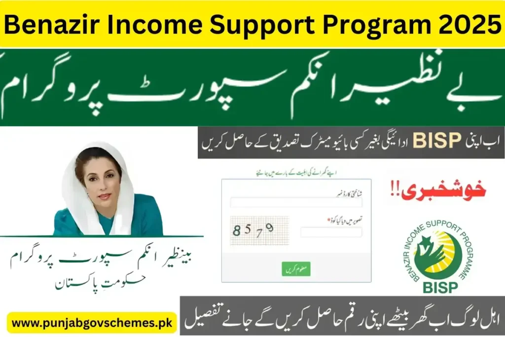 Benazir Income Support Program (BISP) Online Check 2025