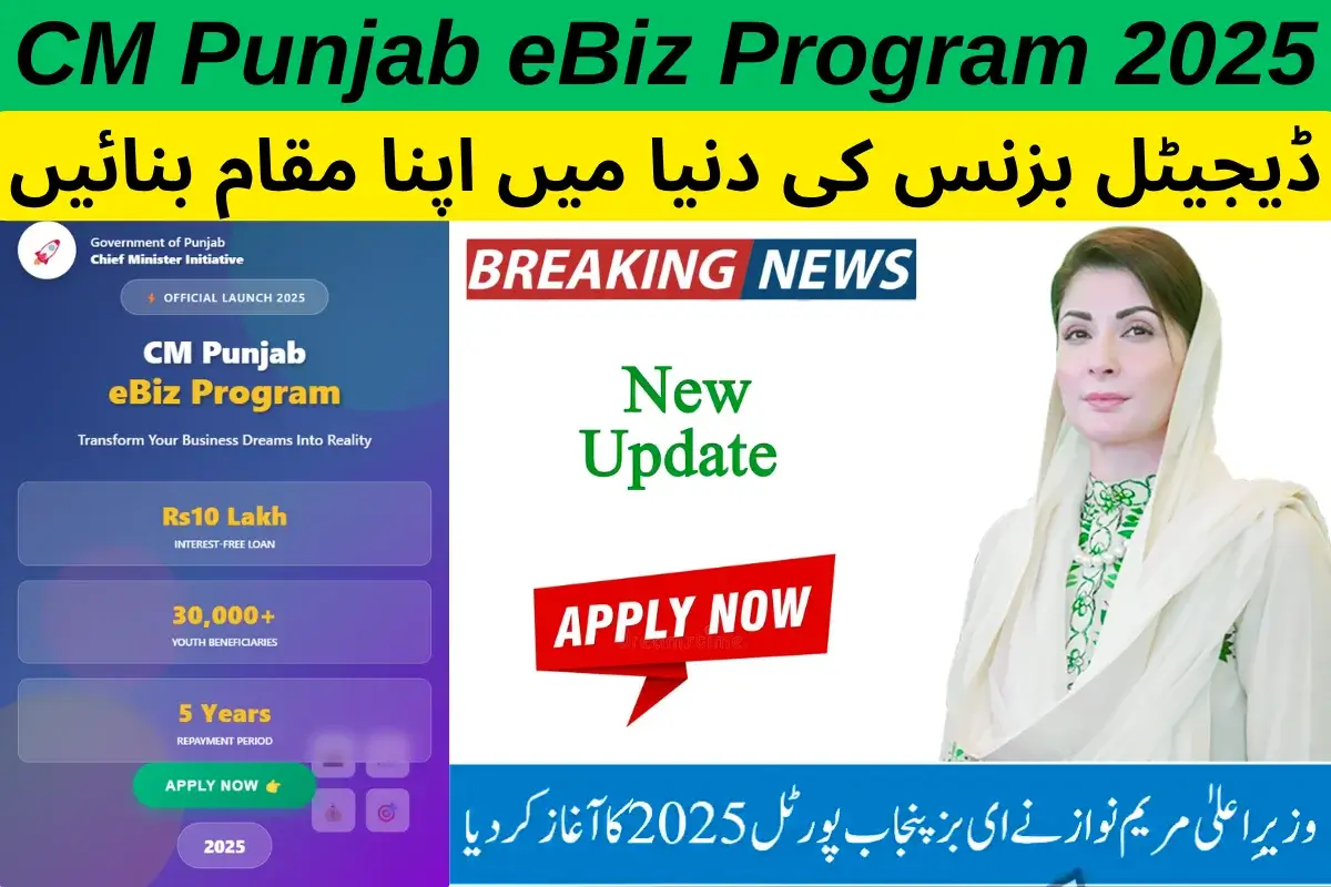 CM Punjab eBiz Program 2025 Complete Guide